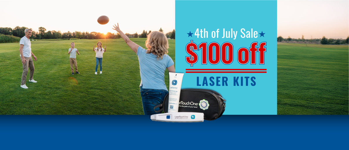 At-Home Cold Laser Therapy Device - FDA Cleared | LaserTouchOne