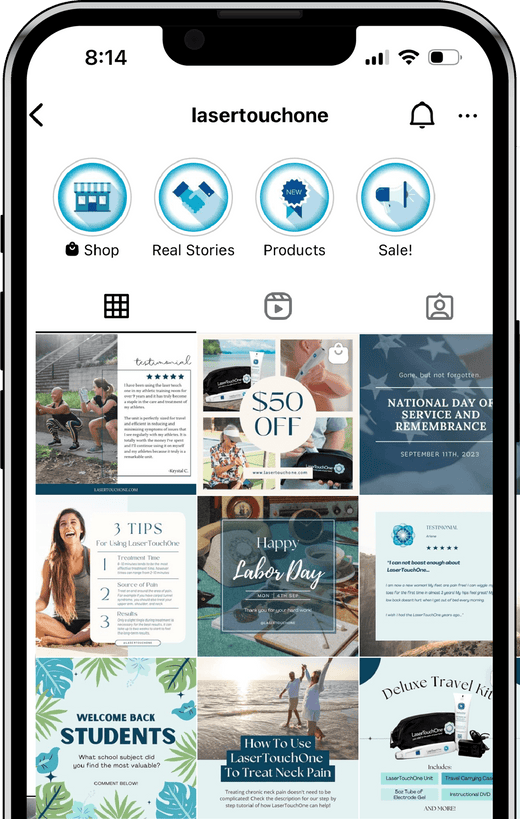 At-Home Cold Laser Therapy Device - FDA Cleared | LaserTouchOne